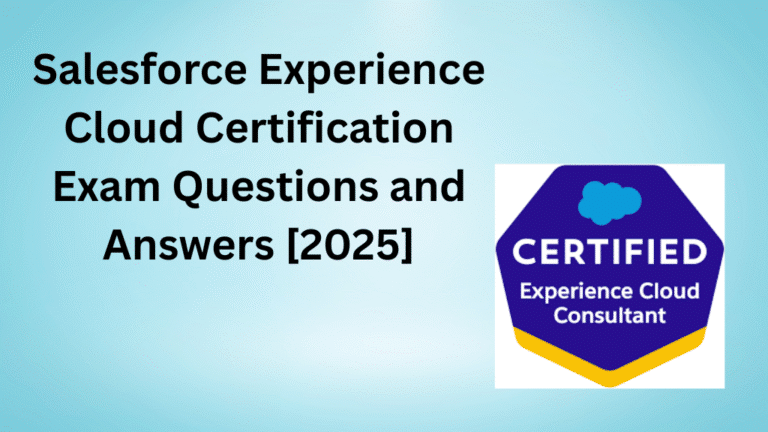 Certifications4sure – 100% Real Salesforce Certification Exam Questions